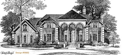 Masco House 5934 | Mediterranean New Construction Floor Plan